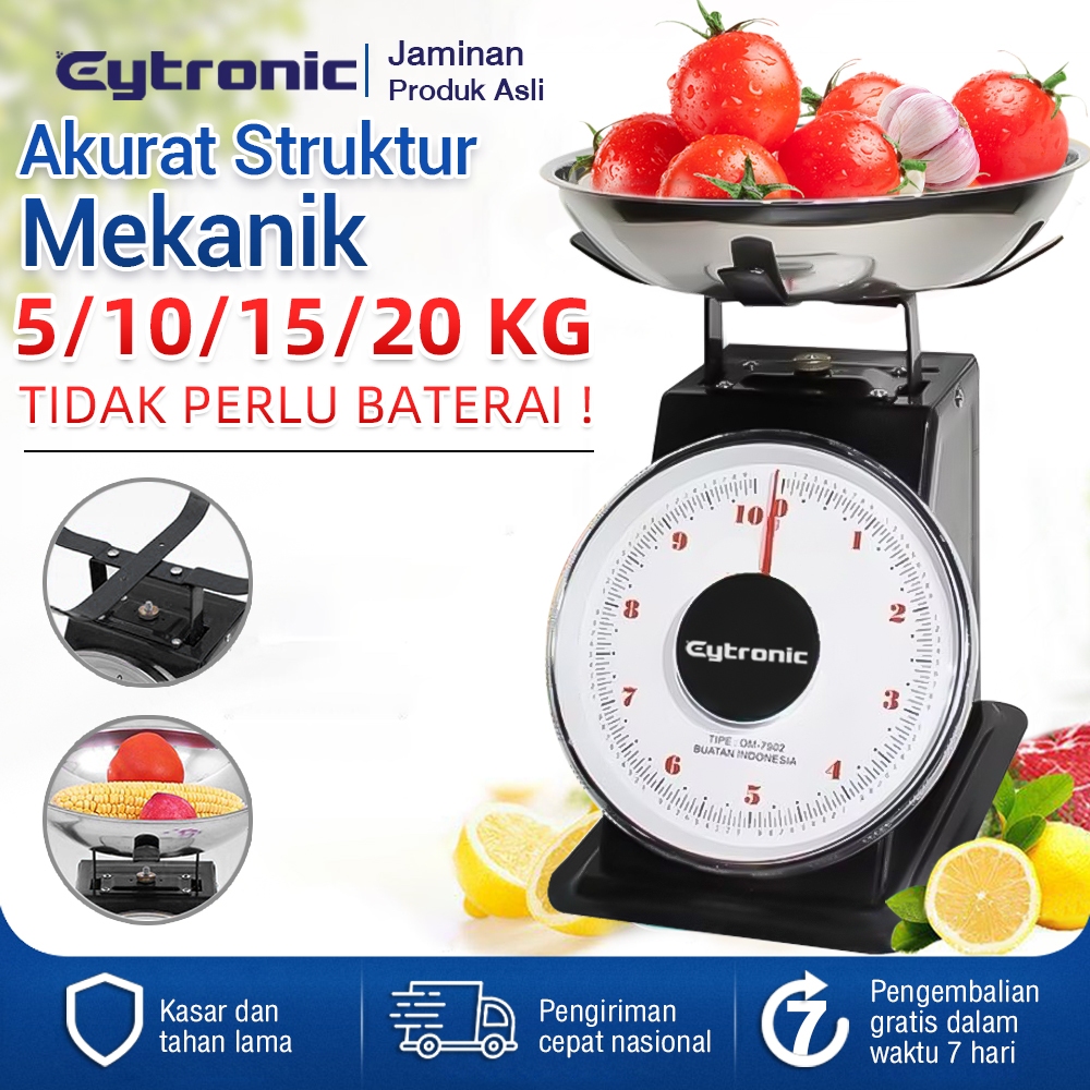 Jual Timbangan Manual Jarum Mangkok Skala cakram 5kg 10kg 15kg 20kg | Shopee Indonesia