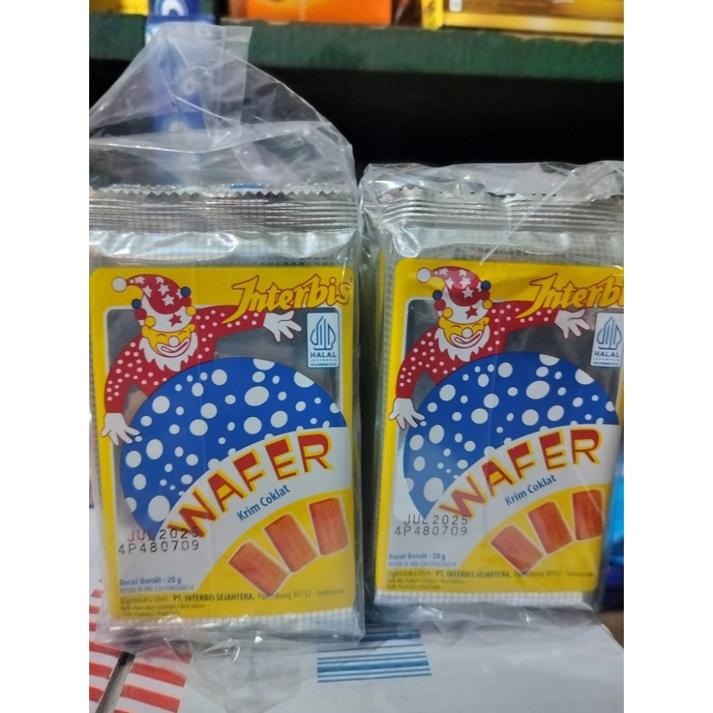Jual Interbis Wafer renceng (1rcg isi 10pcs) | Shopee Indonesia