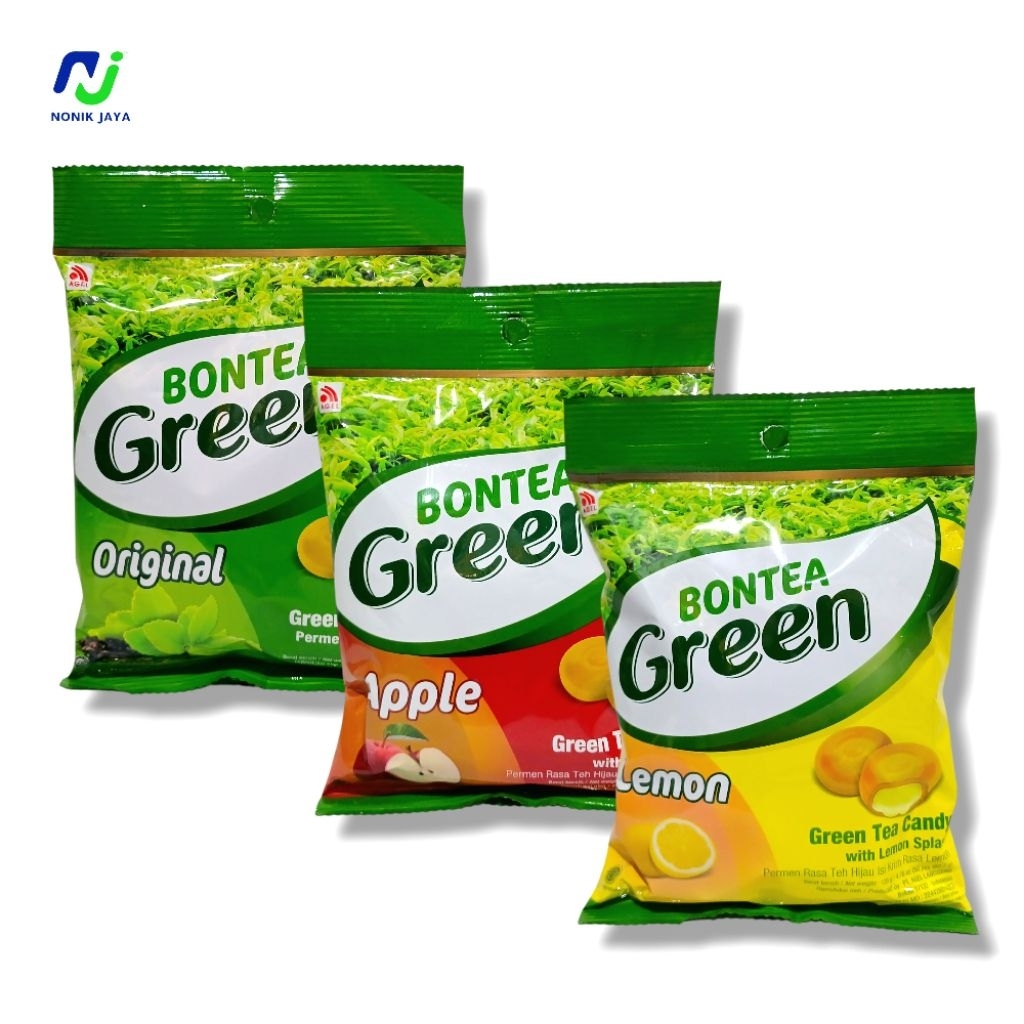 Jual ( PAKET 6 PACK PERMEN BONTEA GREEN ) Permen Bontea Green Pack Isi ...