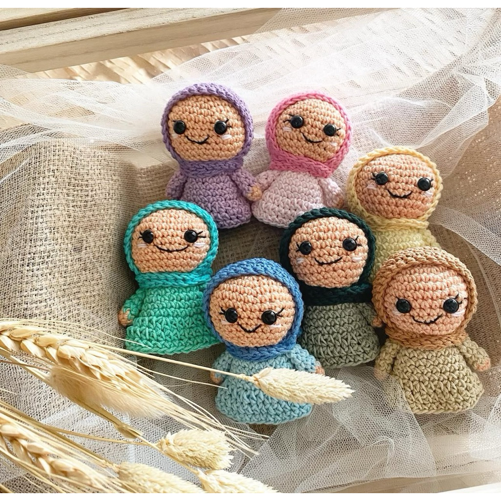 Jual CUSTOM Boneka Rajut Amigurumi Crochet - Size S / Crochet Doll ...