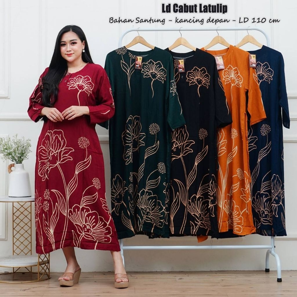 Jual PAKET ISI 3 DASTER LENGAN PANJANG LONGDRESS DRESS DASTER BUSUI ...
