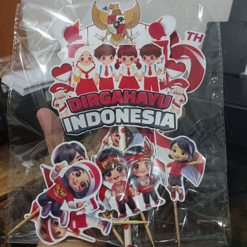 Jual Topper Gapura 17 Agustus Kemerdekaan Tema Anak SD SMP SMA / Hiasan ...