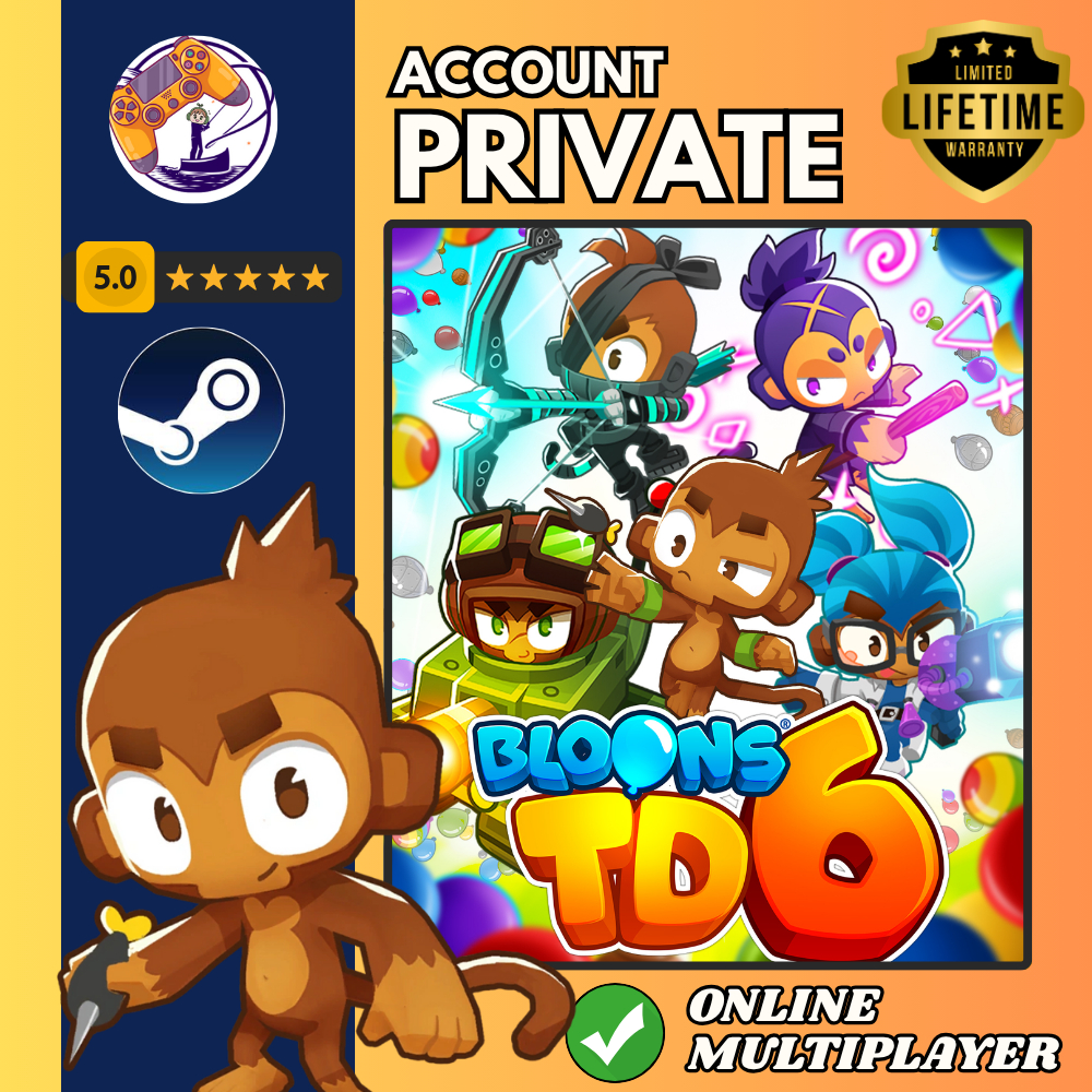 Jual Bloons TD 6 | PC STEAM ACCOUNT MULTIPLAYER ONLINE | Shopee Indonesia