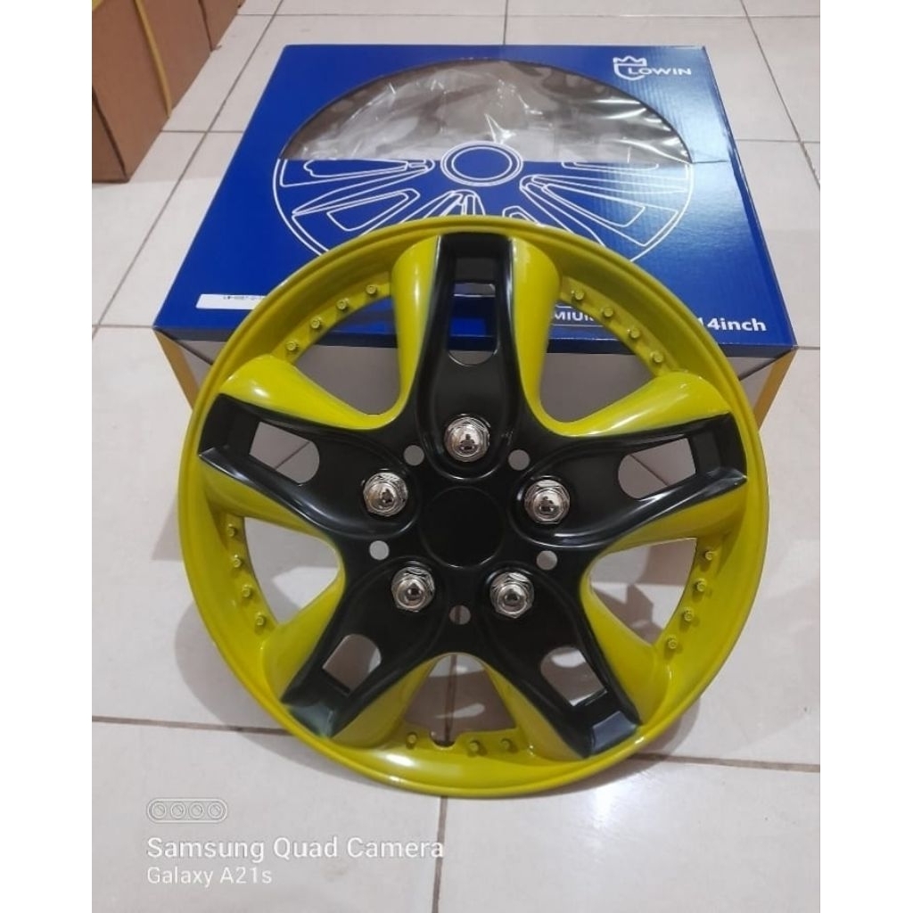 Jual Wheel Dop Cover Velg Standar Kaleng Dop Roda Ring 13 Ring 14 Warna ...