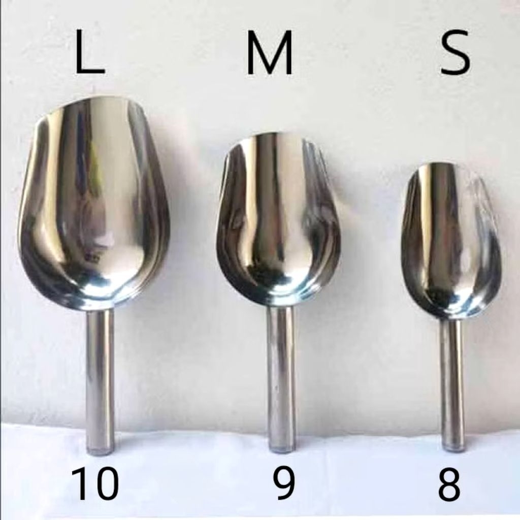 Jual Sendok Es Batu Sekop Serbaguna Scoop Stainless Steel | Shopee ...