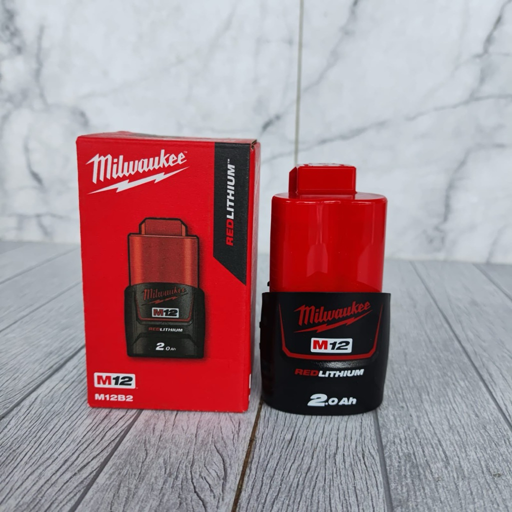 Jual Baterai Milwaukee M12B2 Milwaukee Baterai Pack 12v 2.0Ah Baterai ...
