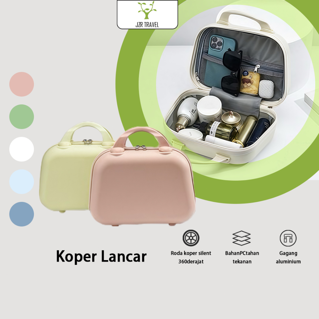 Jual JZR Koper Mini 14 inch Koper kecil Koper Mini Beauty Case tas make ...