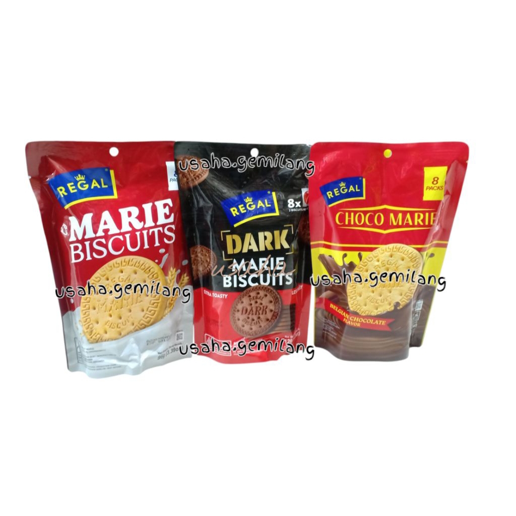 Jual Marie Regal Biskuit Pouch (8packs) Original, Dark, Chocomarie ...