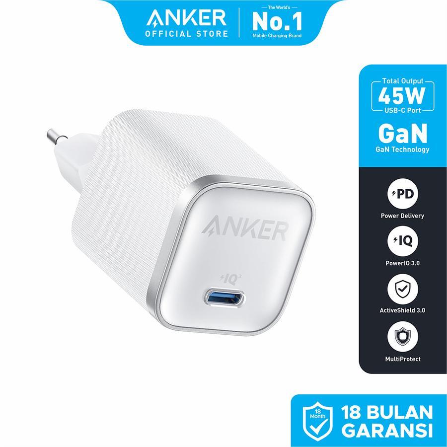 Jual Anker Nano Charger 45W Type C Fast Charging, Compact USB-C Fast ...