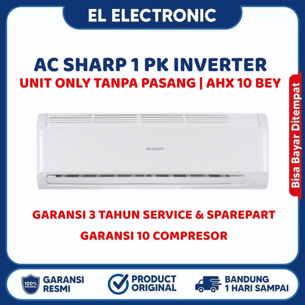 Jual SHARP Split AC AHX10BEY 1 PK | Shopee Indonesia