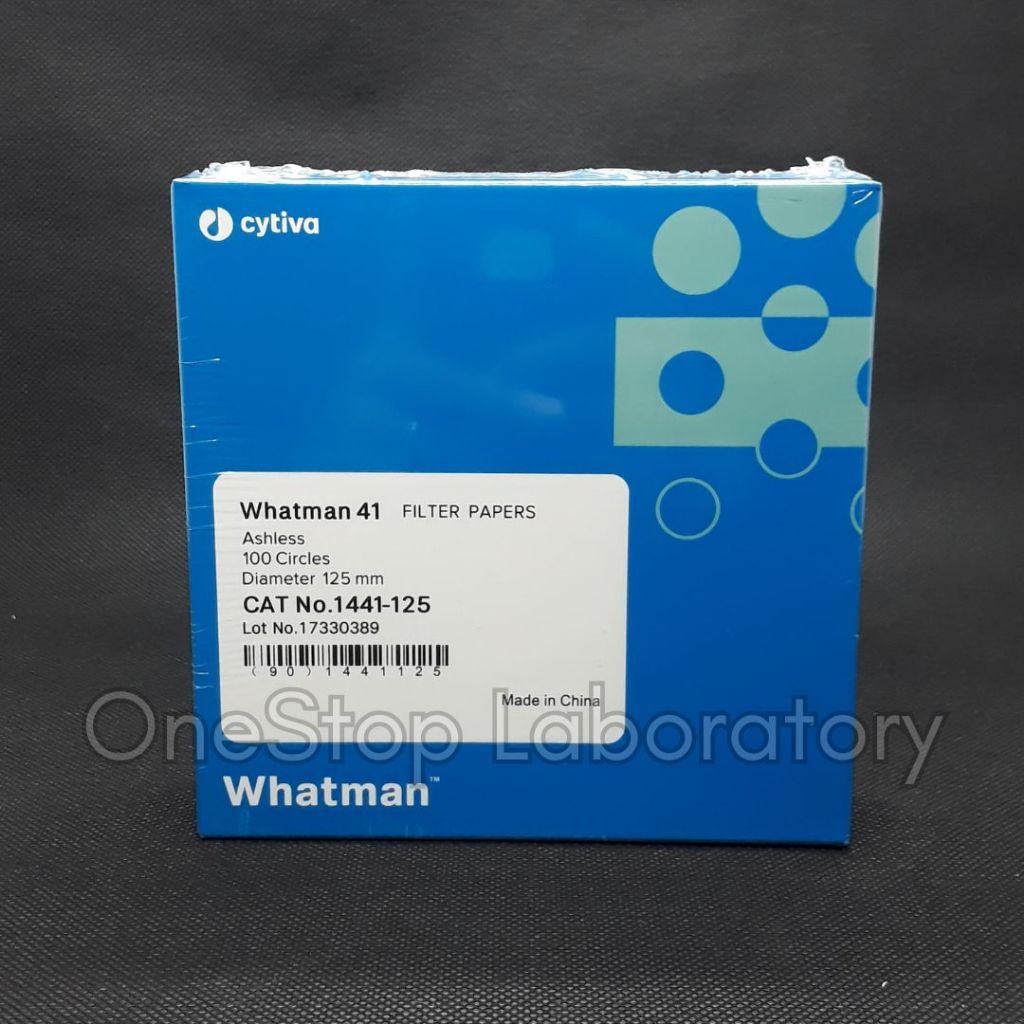 Jual WHATMAN 1441-125 Filter Paper no 41 dia 125 mm Kertas Saring ...