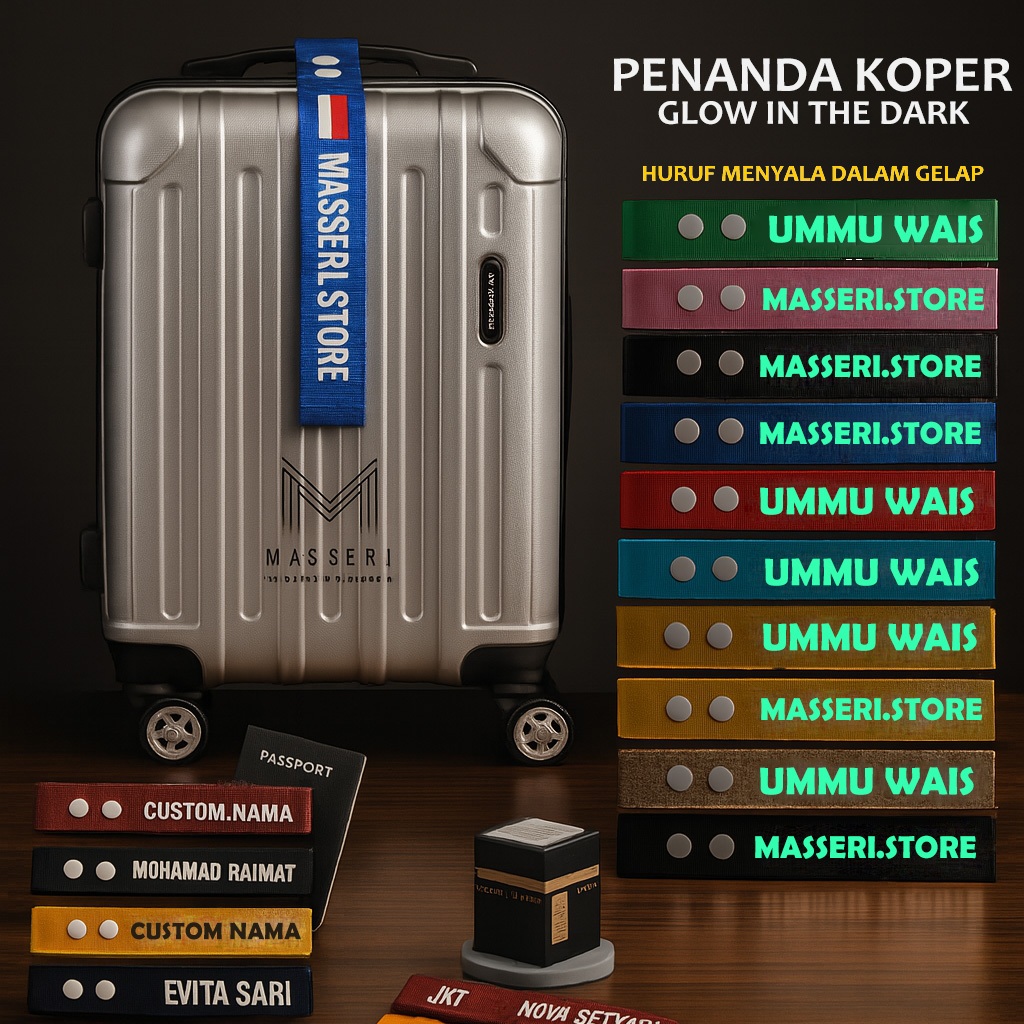 Jual Masseri - Gantungan Penanda Nama Tas umrah haji / Koper Luggage ...