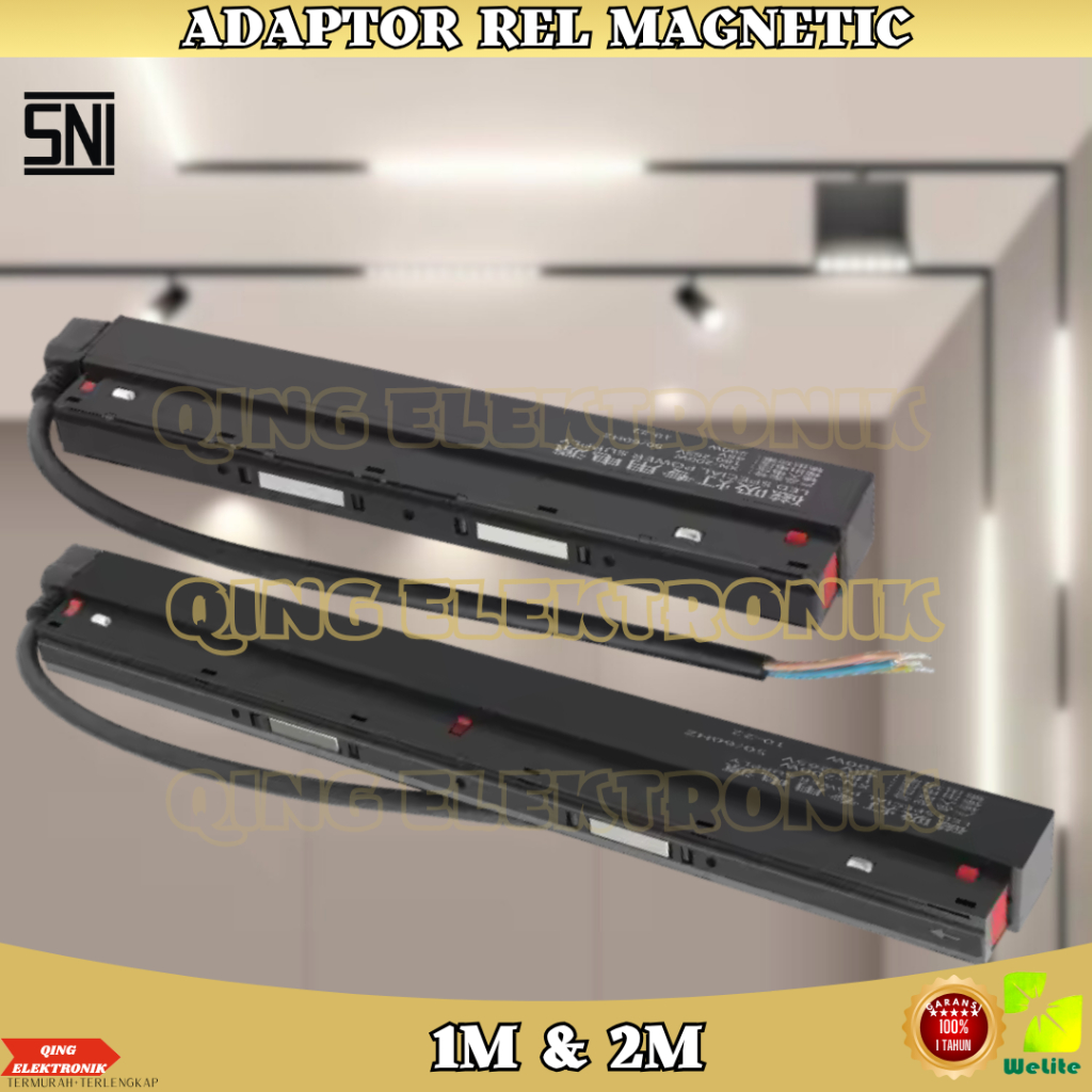 Jual Adaptor Track Rel Magnetic Trafo Driver Untuk Lampu Magnetic 48V ...