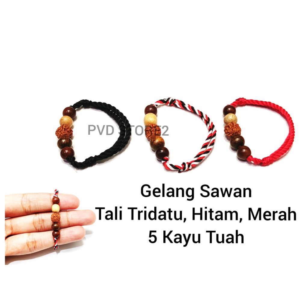 Jual Aksesoris Gelang Sawan Bayi Anak Dewasa Telon Kayu Genitri ...