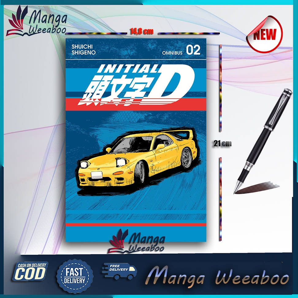 Jual Manga: Initial D Omnibus 2 by Shuichi Shigeno - Manga Weeaboo ...