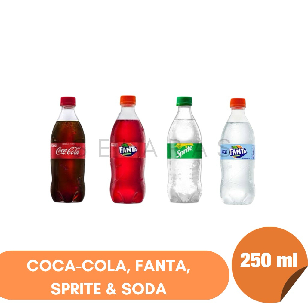 Jual COCA COLA / SPRITE / FANTA / SODA 250ml - Isi 12 Botol | Shopee ...