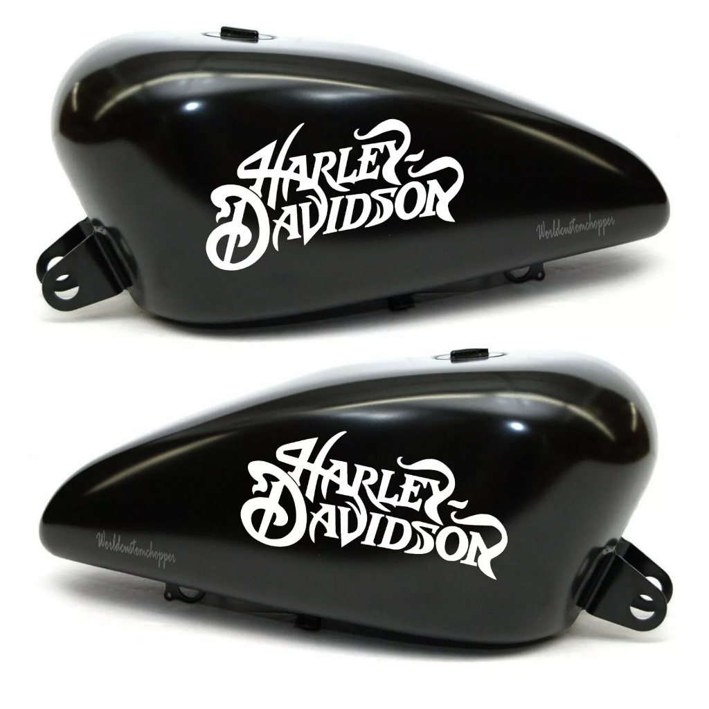 Jual Sticker Motor Custom Harley Davidson Sportster Softail Motorcycle ...