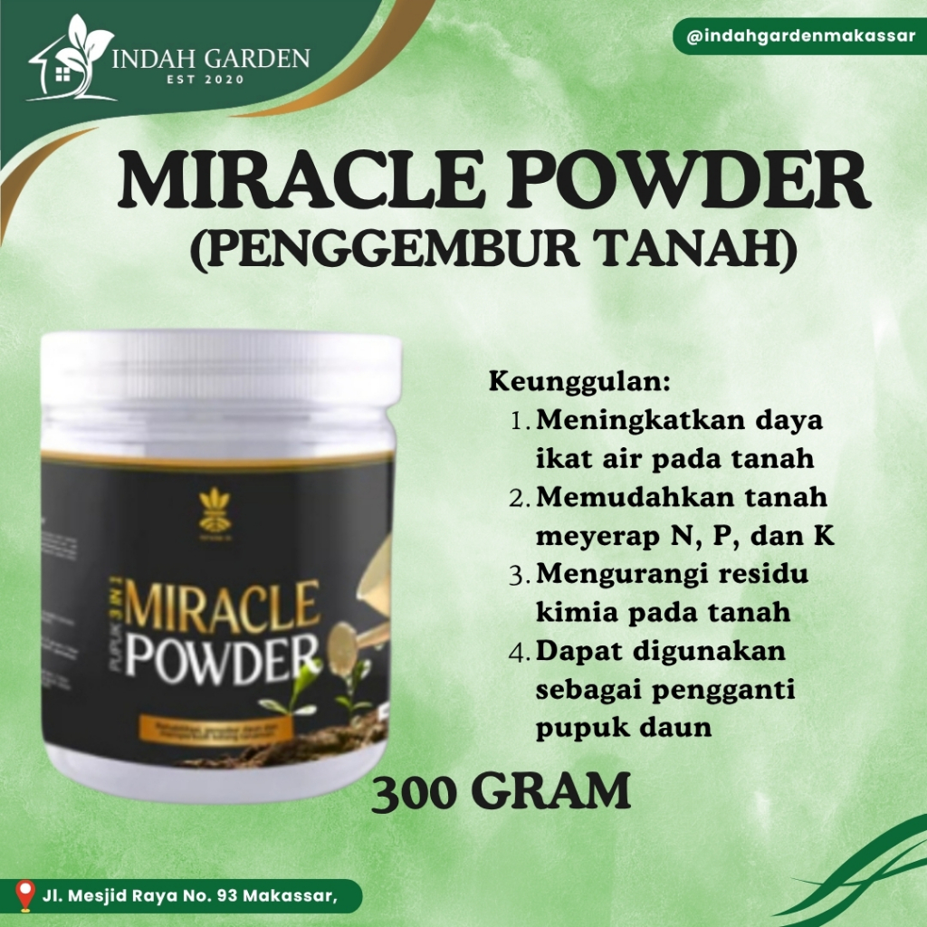 Jual INFARM - Miracle Powder Asam Humat Pupuk 3 In 1 Pembenah Media ...
