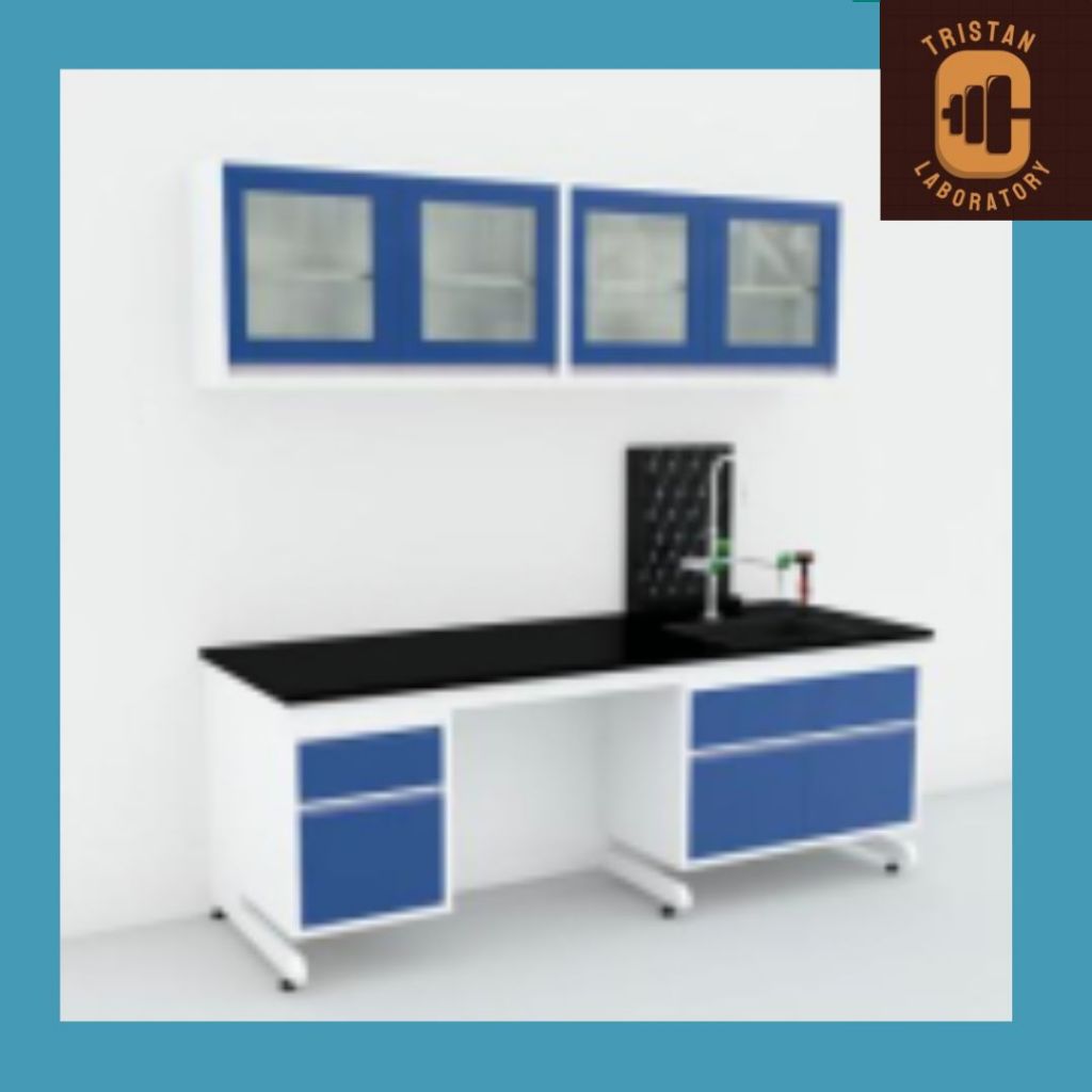 Jual Meja Laboratorium Gsn 03 Island Bench With Wall Cabinet, HPL ...
