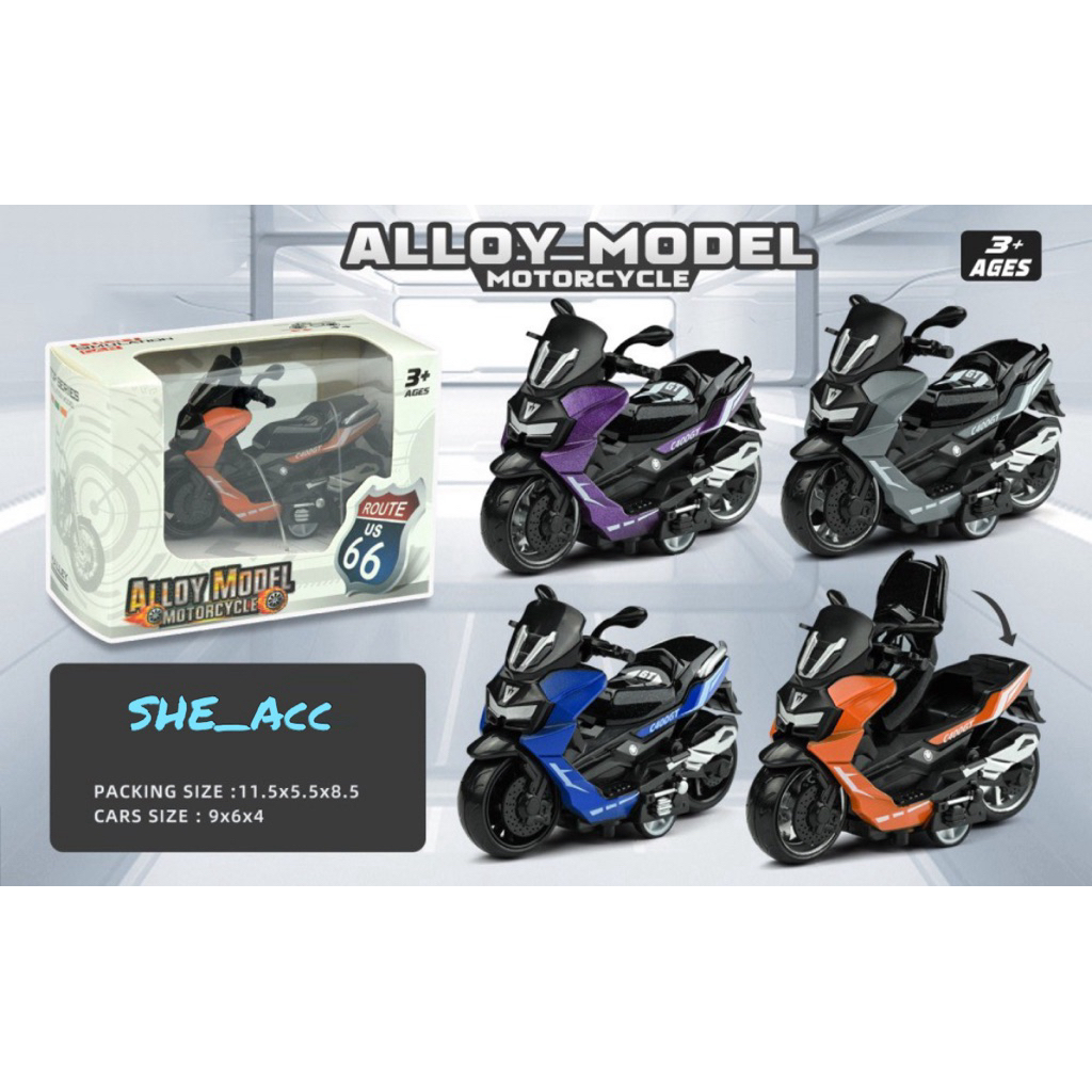 Jual Mainan diecast motor Matic Yamaha Nmax / Mainan Motor Alloy ...