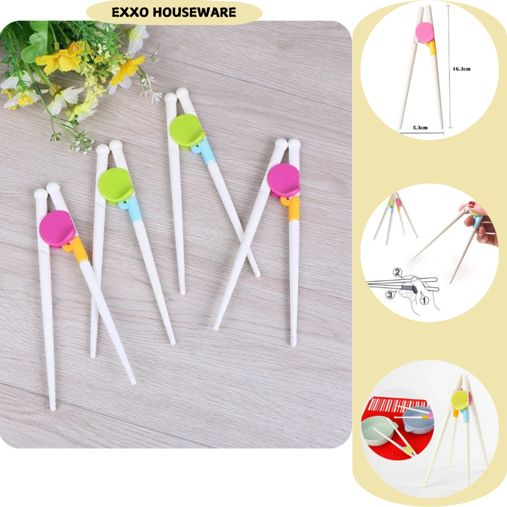 Jual Sumpit Anak Belajar Makan – Chopstick Latih Motorik Anak / Sumpit ...