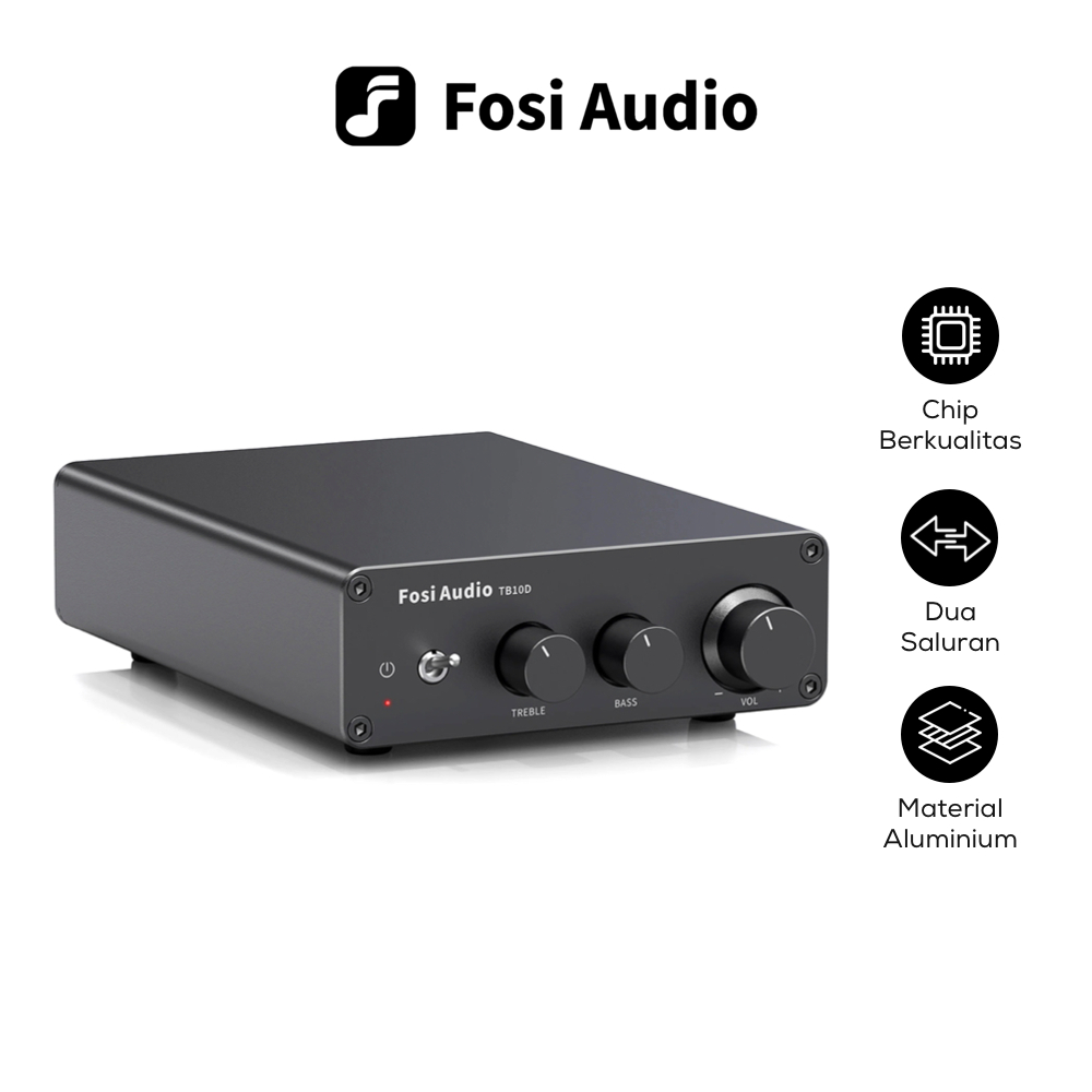 Jual Fosi Audio Mini Amplifier 2 Channel Audio Hi-fi Class D 2x300W ...