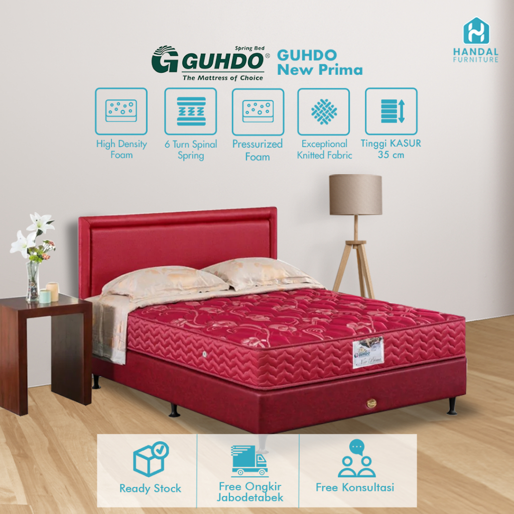 Jual Kasur Springbed Guhdo New Prima Medium Padat 25cm Original ...