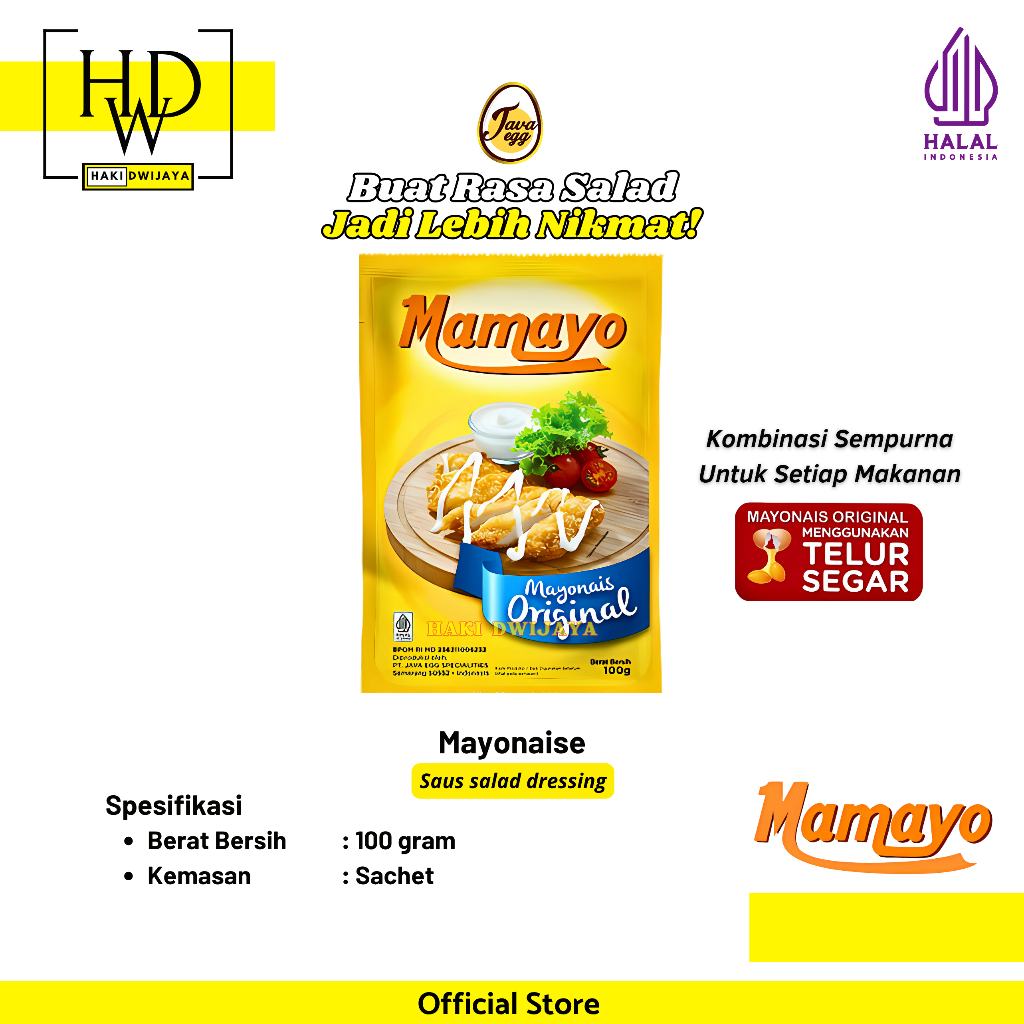 Jual [100gr] Mamayo Original Mayonaise Kemasan Sachet | Shopee Indonesia