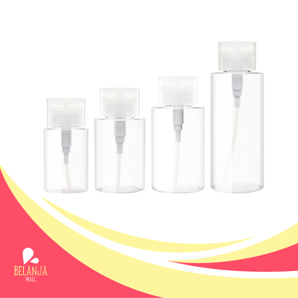 Jual belanjamall HL0604 Botol Pump Makeup Remover Botol Dispenser Nail ...