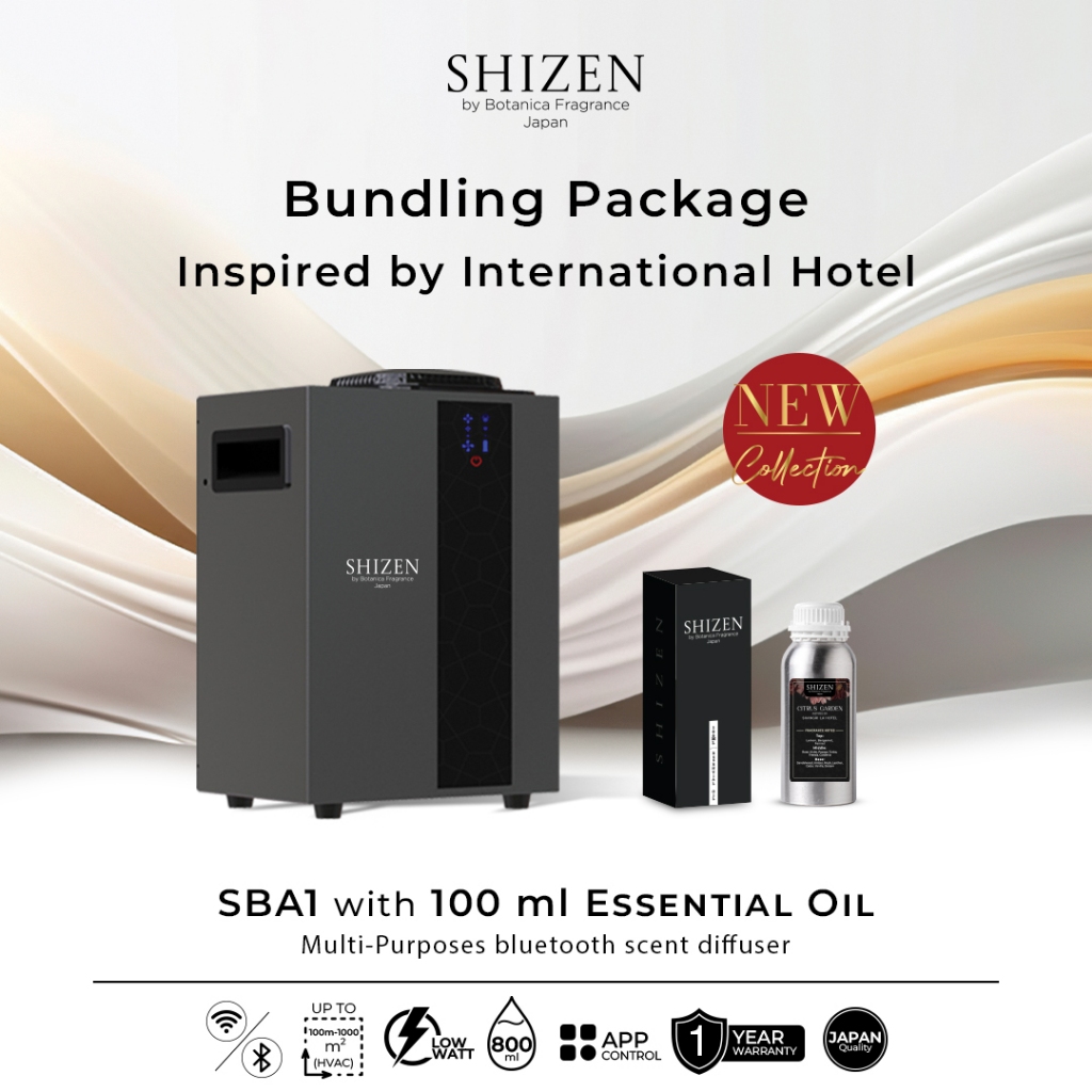 Jual Bundling Scenting Machine Shizen SBA1 & Essential Oil Inspired By ...