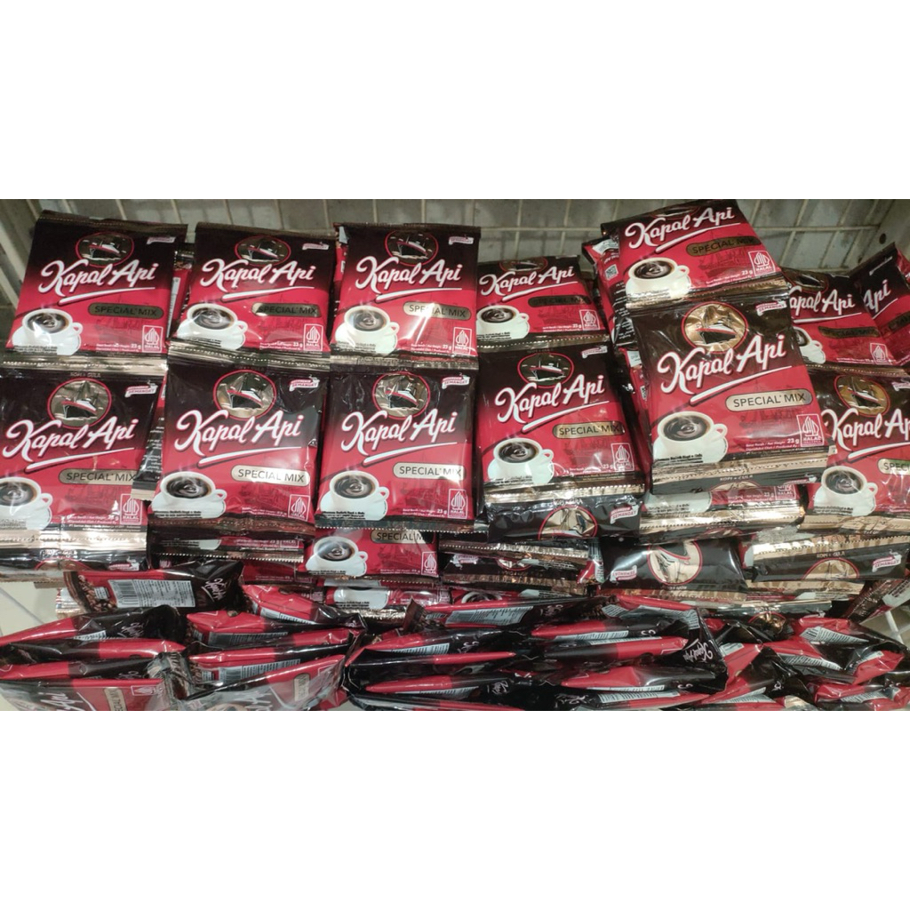 Jual Kopi Kapal Api Special Mix Kopi hitam 23gr 10 sachet / 1 renceng ...