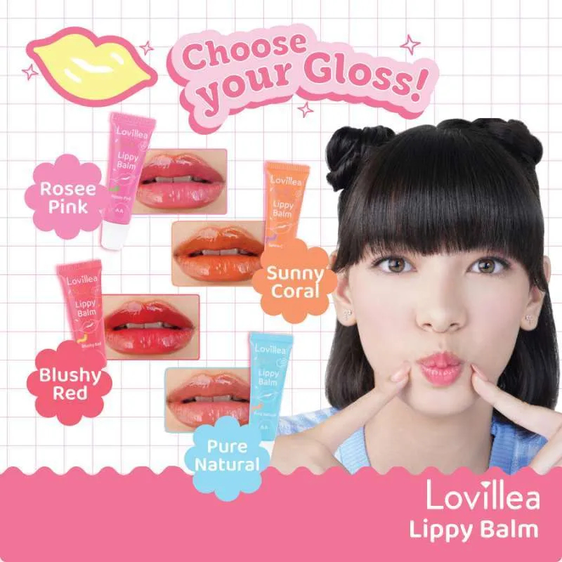 Jual LOVILLEA Lippy Balm 10gr - Lipbalm Lovillea | Shopee Indonesia