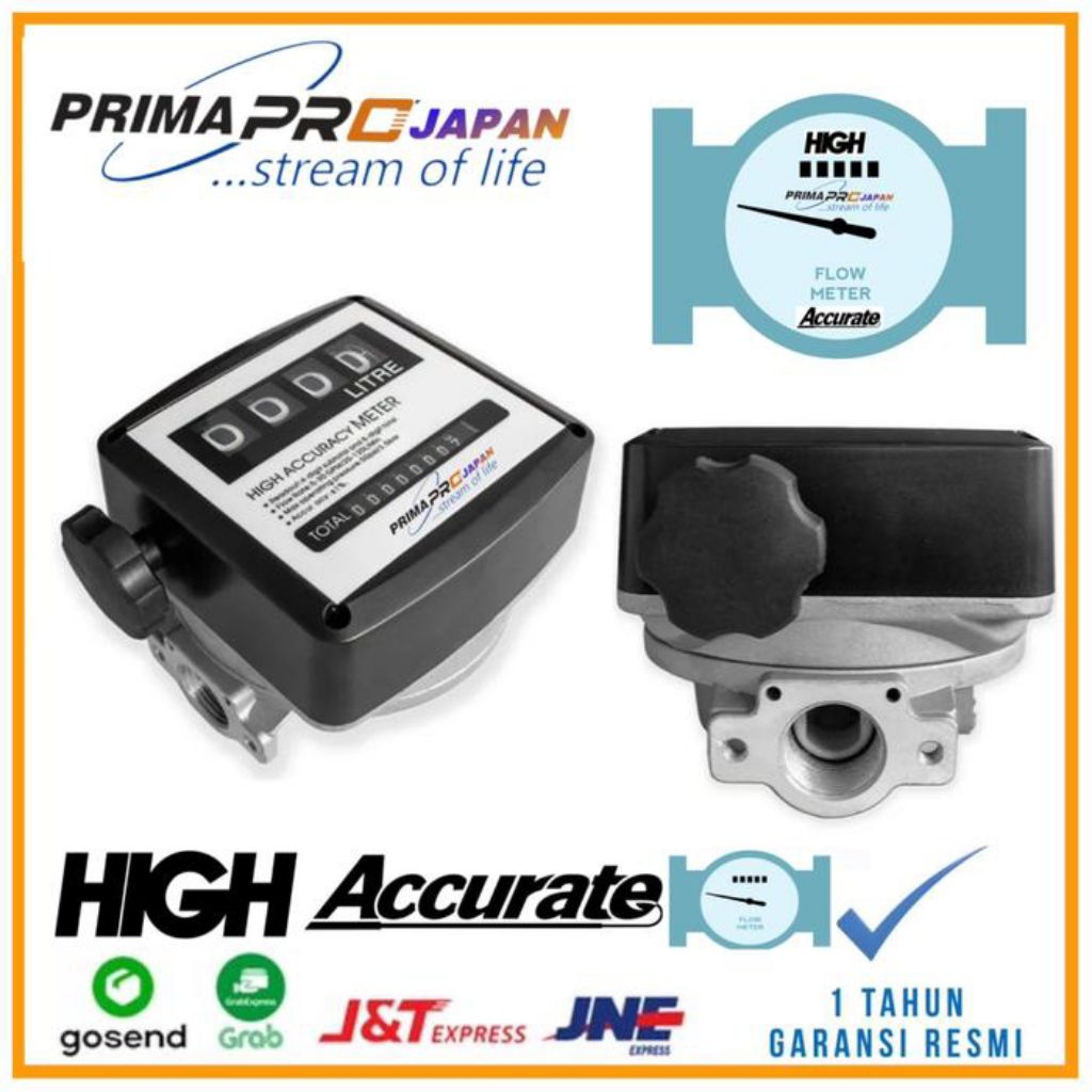 Jual flow meter solar 1 inch Flow meter solar 4 Digit Flo meter solar ...