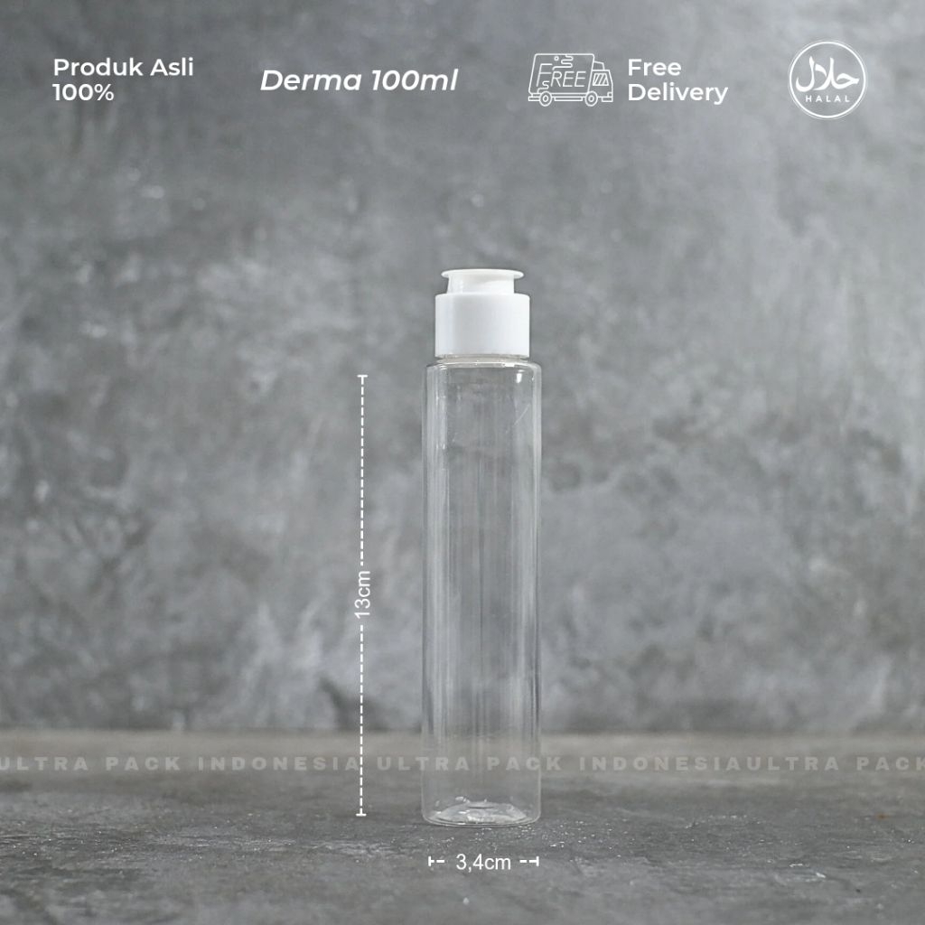 Jual BOTOL PET DERMA SCL 100ML CLEAR + FLIP TOP JAMUR [ FLIPTOP BOTTLE PACKAGING ] | Shopee ...
