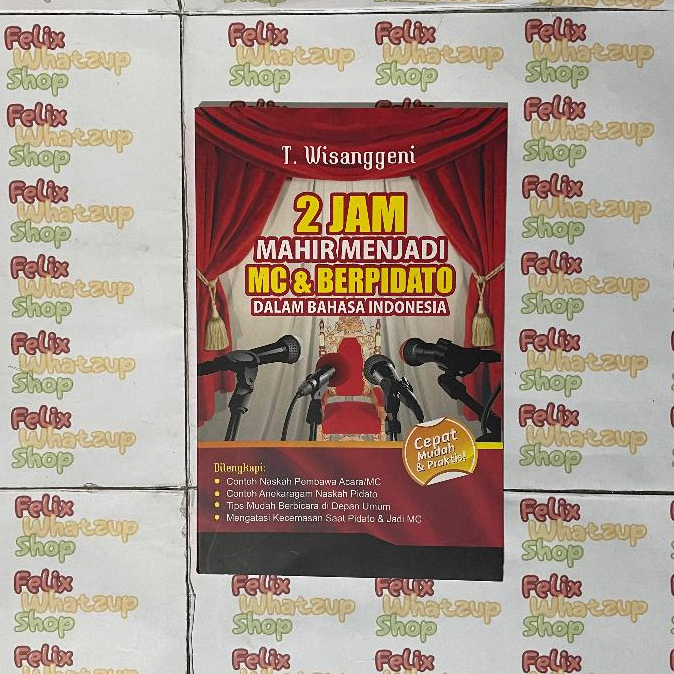 Jual 2 Jam Mahir Menjadi MC & Berpidato Dalam Bahasa Indonesia Buku ...