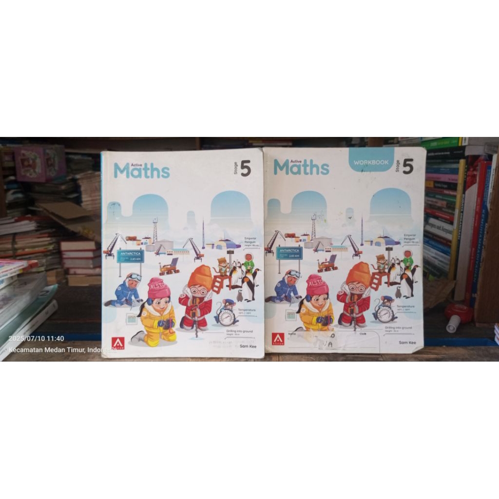 Jual BUKU AKTIV MATHS STAGE 5 TEXBOOK DAN WORKBOOK | Shopee Indonesia