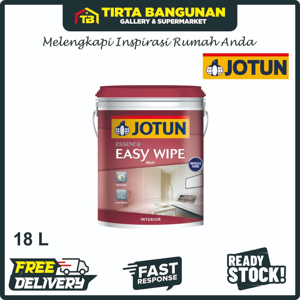 Jual JOTUN ESSENCE EASY WIPE 18 LITER BISA PILIH WARNA SESUAI ...