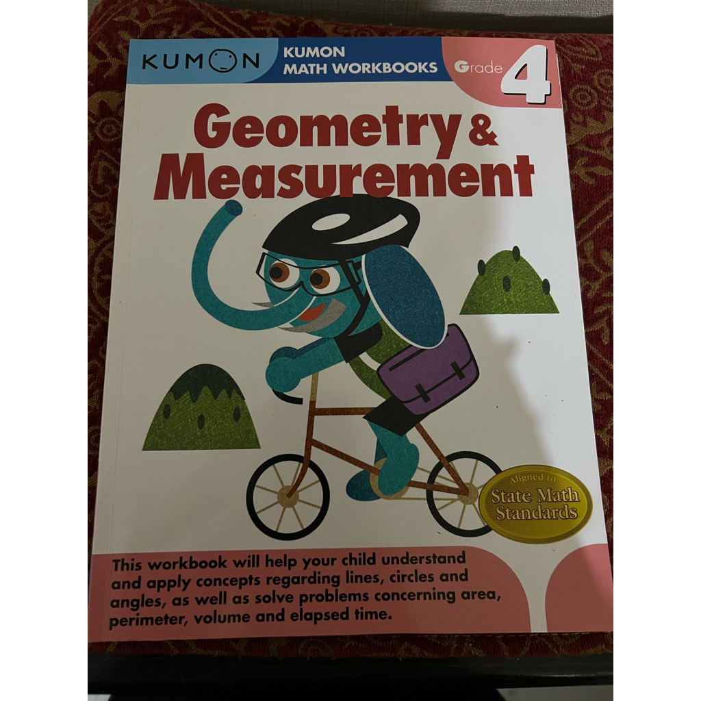 Jual Kumon Math Workbooks Geometry & Measurement Grade 4 (ORIGINAL ...