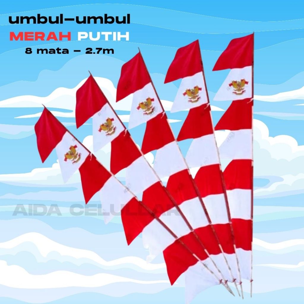 Jual Umbul Umbul 8 Mata Merah Putih Garuda Bijian / Umbul Umbul Merah Putih Kemerdekaan | Shopee ...