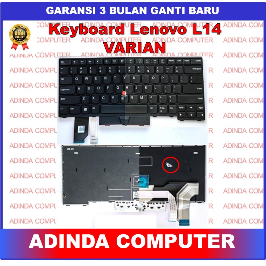 Jual Keyboard Lenovo ThinkPad L14 Gen1 Gen 1 20U1 20U2 20U5 20U6 Gen 2 ...