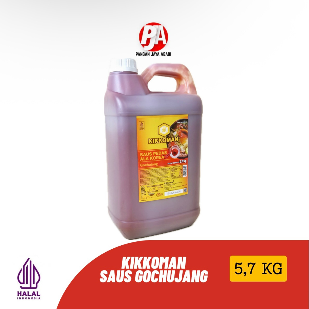 Jual Kikkoman Gochujang Sauce Halal 5 Liter / 5.7KG Saus Pedas Manis ...