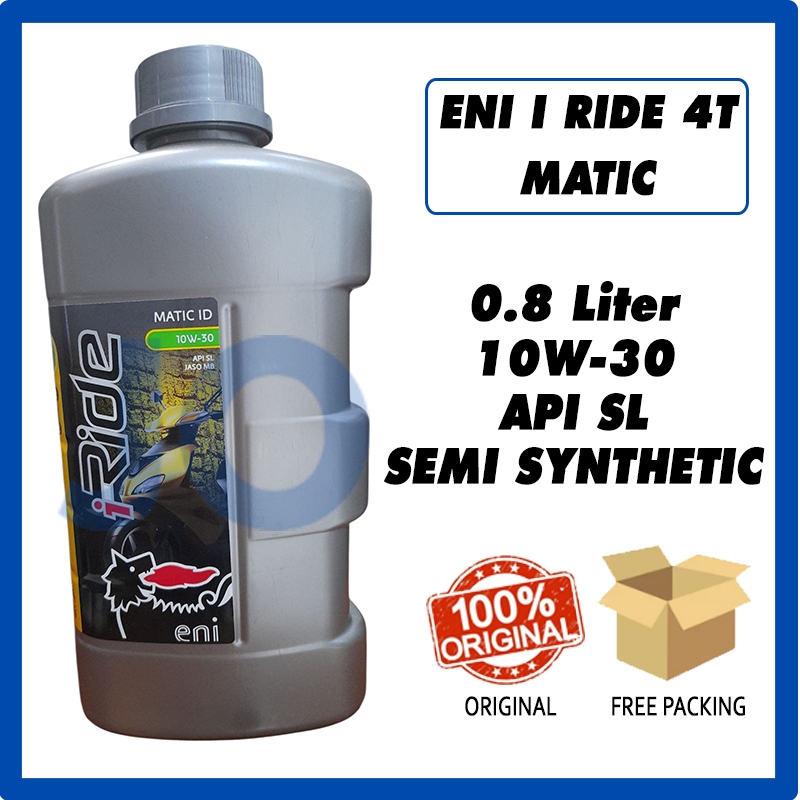 Jual JAGAT Oli ENI I RIDE MOTO 4T Matic 10W30 0.8L (800ml) | Shopee ...