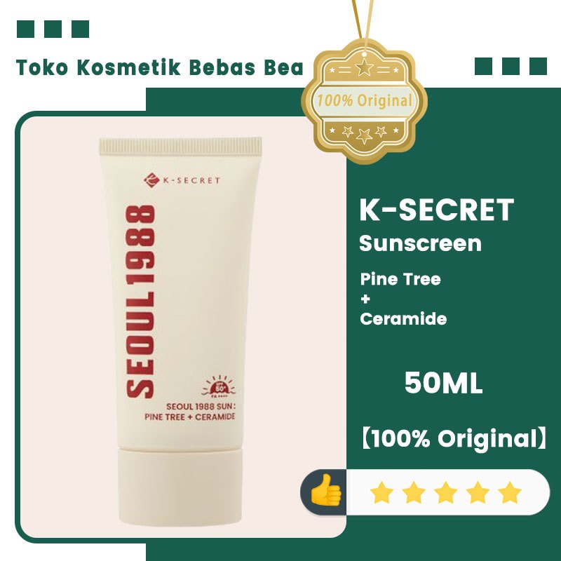 Jual K-SECRET Sunscreen,K-SECRET SEOUL 1988 Sun : Pine Tree + Ceramide ...