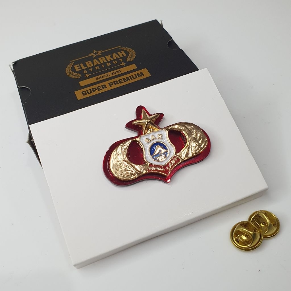 Jual PIN SAR POLRI AKRILIK MERAH GOLD PLATED SUPER PREMIUM | Shopee ...