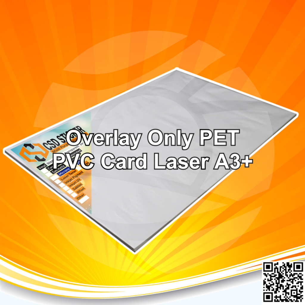 Jual Overlay Dan Tulangan (Core) PVC ID CARD A3+ for Digital Print ...