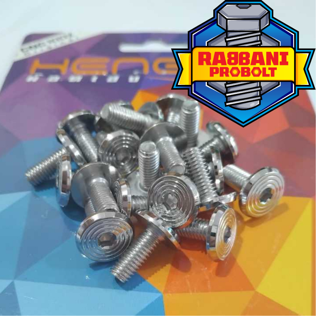 Jual BAUT PROBOLT BAUT M6X15 DRAT 10 PANJANG 1,5 CM MODEL SLASH ...