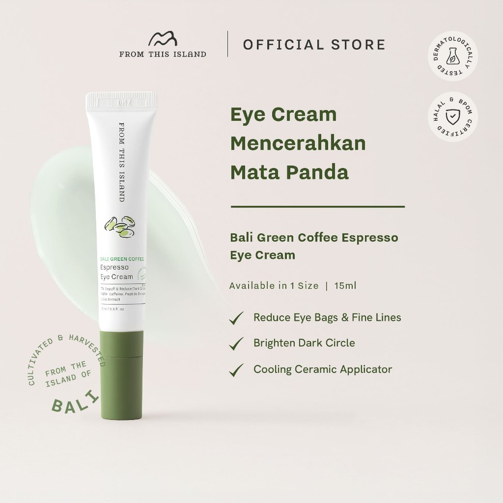 Jual From This Island Bali Green Coffee Espresso Eye Cream | Mengurangi ...