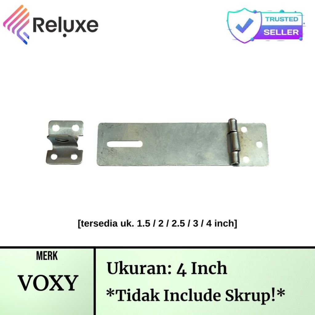 Jual VOXY Overval Plat / Cantolan Gembok Tebal Galvanis Ukuran 4 Inch ...