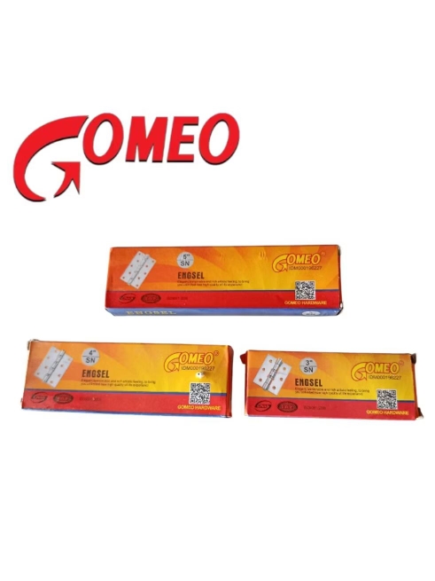 Jual GOMEO Engsel Pintu Jendela Tebal Silver SN 3 4 5 Inch | Shopee ...