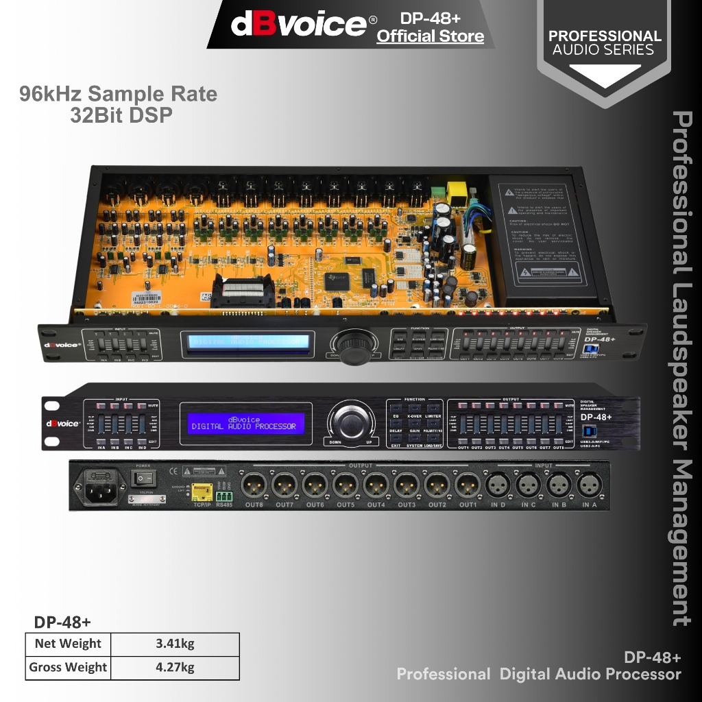 Jual Professional Digital Audio Processor dBvoice® DP-48+ | Shopee ...